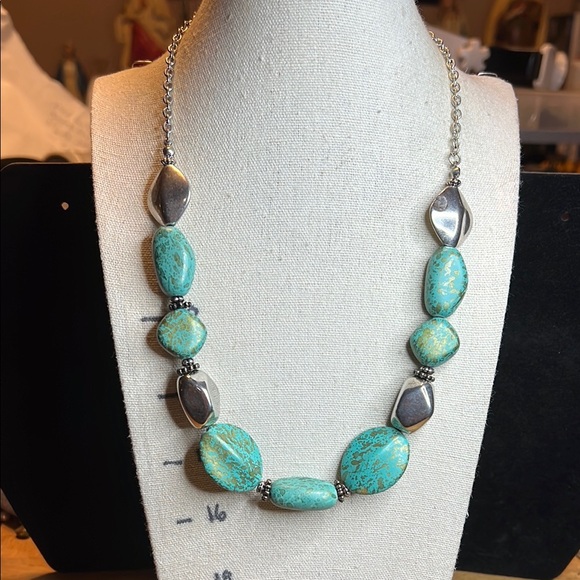 Ruby Rd. | Jewelry | Turquoise And Silver Necklace | Poshmark